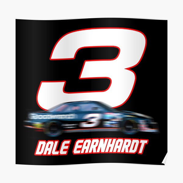 "Dale Earnhardt Nascar Legend number 3" Poster for Sale by heatshop ...