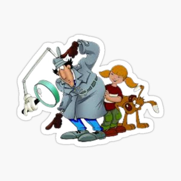 "Inspector Gadget" Sticker for Sale by hamzanich | Redbubble