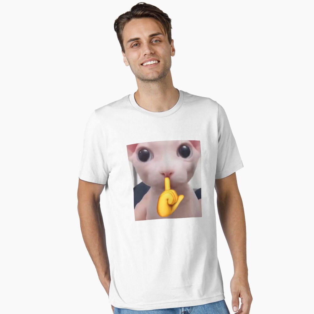 "HQ Bingus Shushing Cat Meme " Poster for Sale by fomodesigns | Redbubble