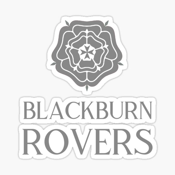 "Blackburn Rovers Grey 2" Sticker for Sale by VRedBaller | Redbubble