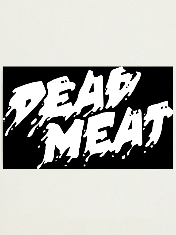 " Dead Meat YouTube Logo" Photographic Print for Sale by ktvrshop ...