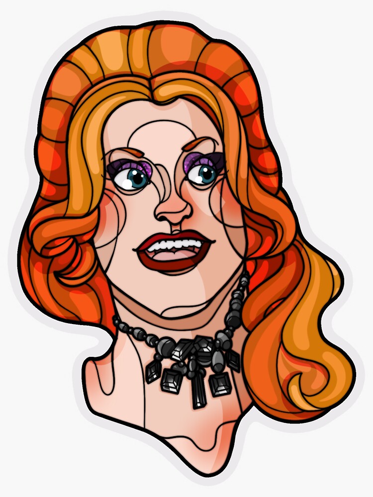 "Jinkx Monsoon Allstars 7" Sticker for Sale by jvalore | Redbubble