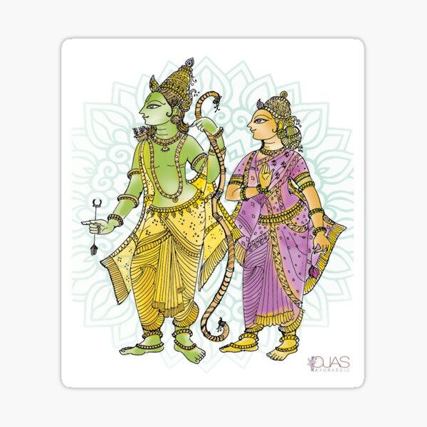 "Sita Rama" Sticker for Sale by BuildingSupp | Redbubble