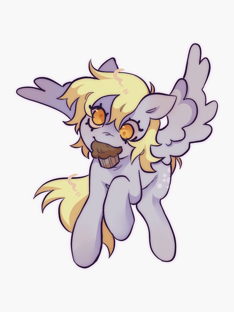 "derpy" Sticker for Sale by ghuoulish | Redbubble