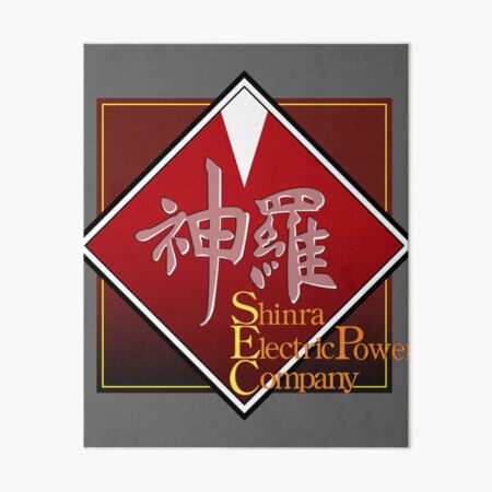 "Final Fantasy Shinra Electric Power Company Essential" Art Board Print ...