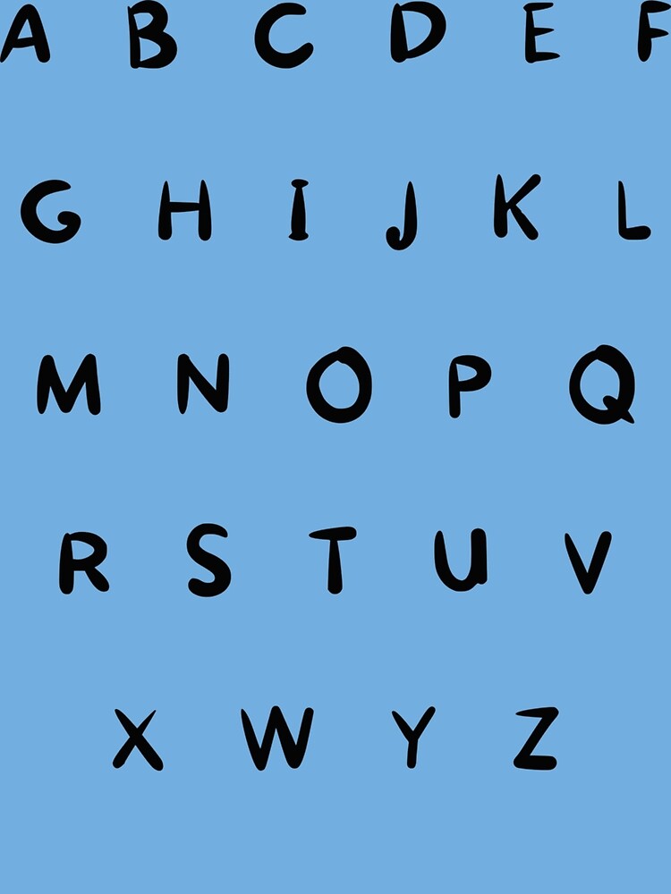 "Alphabet Letters Sticker Sheet - Capital Letters Sticker Set " Art ...