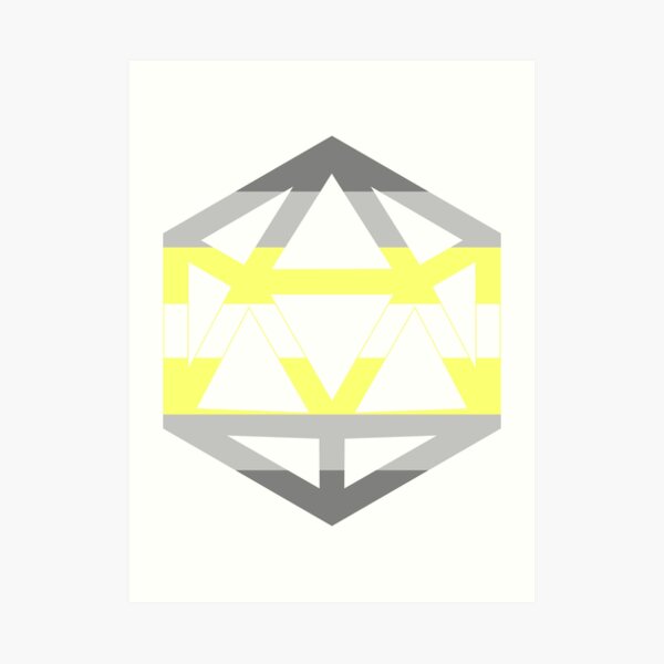 "Demigender Pride Flag D20" Art Print for Sale by NovotnyDesigns ...
