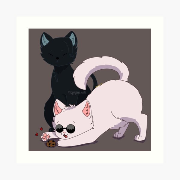 "Gojo and Geto as cats" Art Print for Sale by Sakurazoe | Redbubble