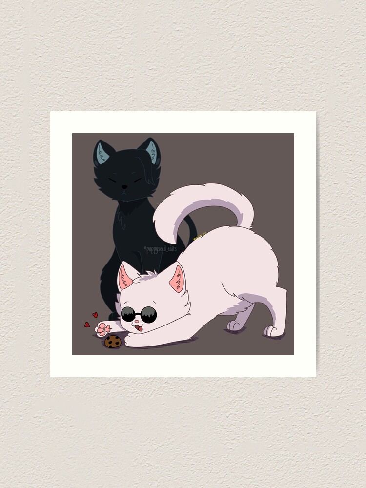"Gojo and Geto as cats" Art Print for Sale by Sakurazoe | Redbubble