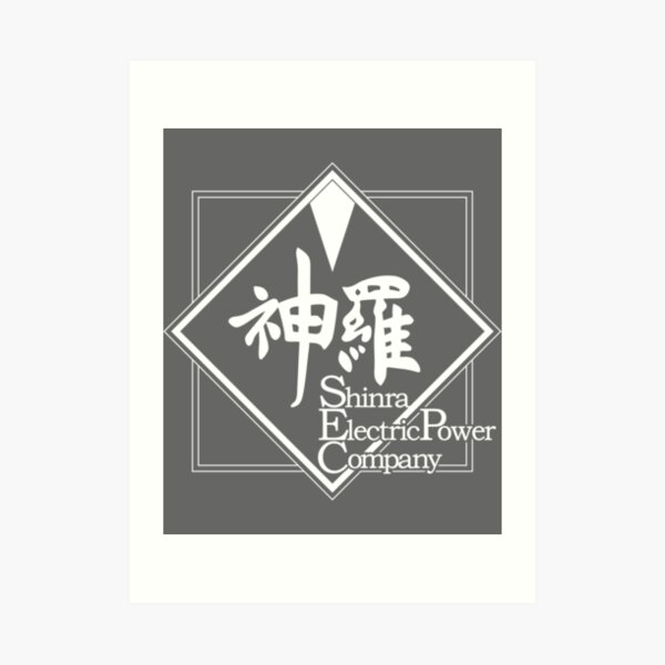 "Final Fantasy® VII Remake - Shinra Electric Power Company Logo [White ...