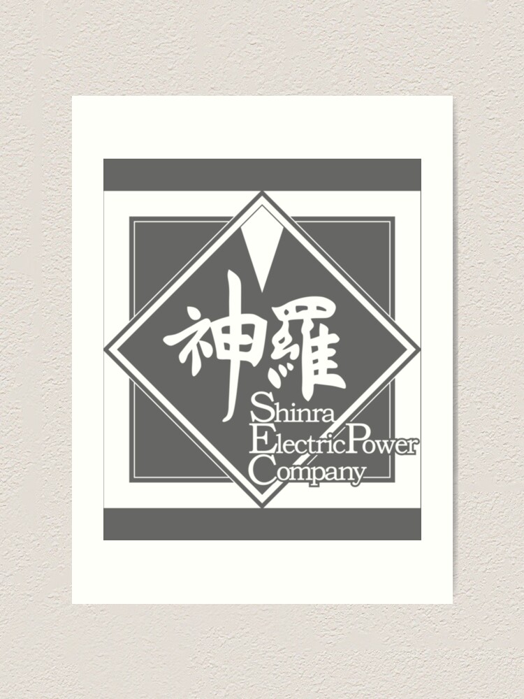 "Final Fantasy® VII Remake - Shinra Electric Power Company Logo [White ...