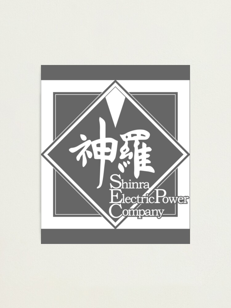 "Final Fantasy® VII Remake - Shinra Electric Power Company Logo [White ...
