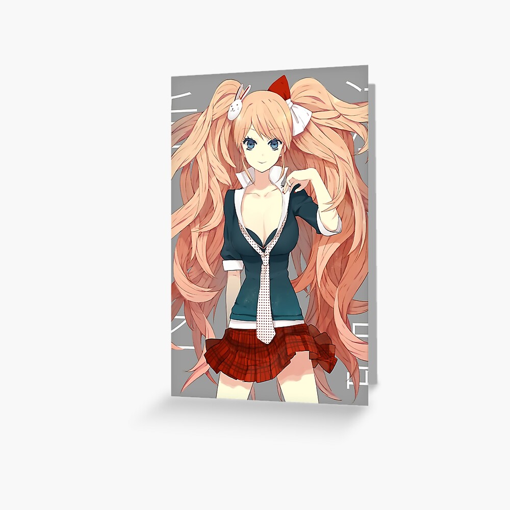 "Junko Enoshima Danganronpa Artwork" Greeting Card by freddiecatt ...