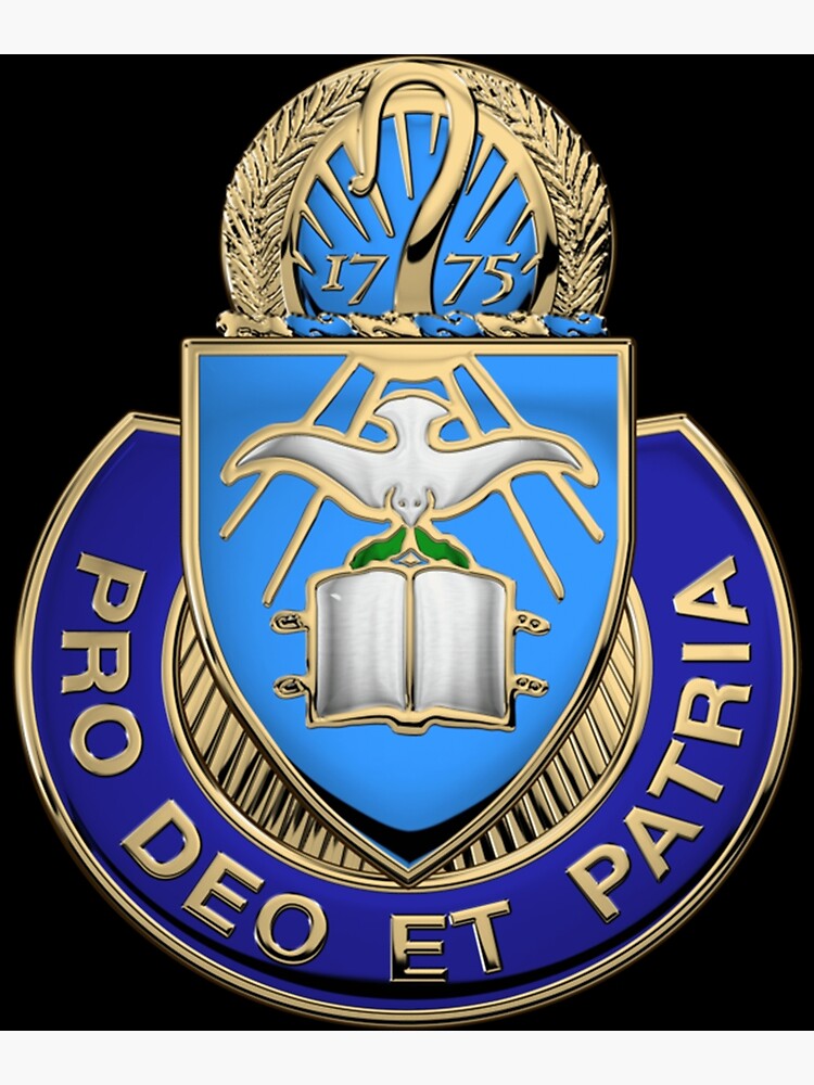 "U.S. Army Chaplain Corps - Regimental Insignia over Blue Velvet ...