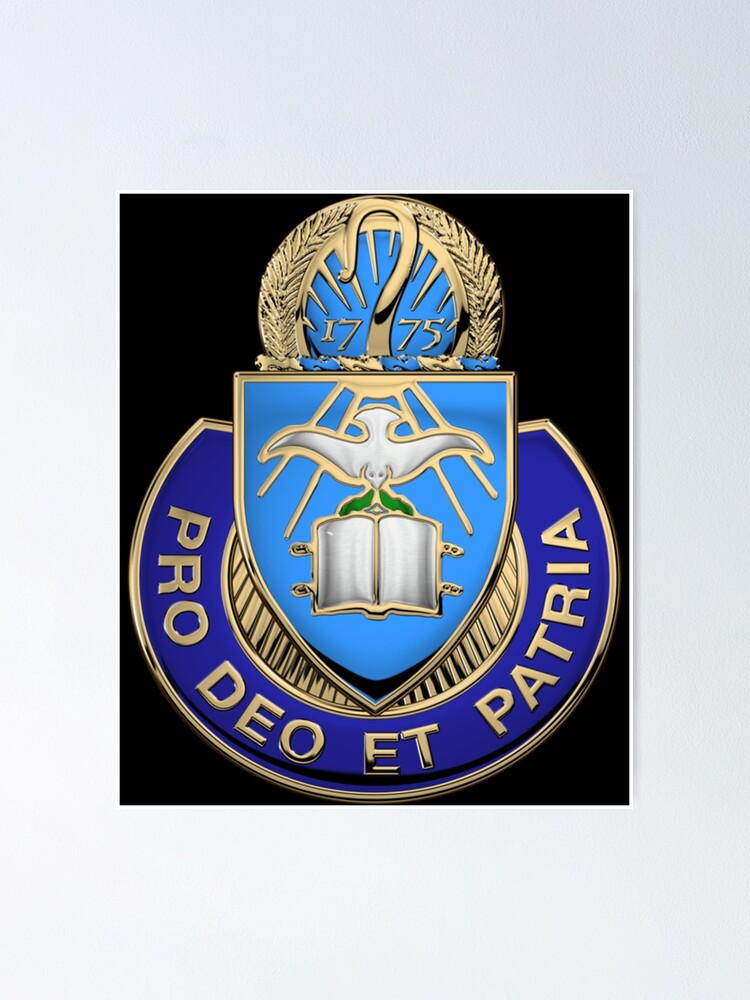 "U.S. Army Chaplain Corps - Regimental Insignia over Blue Velvet ...