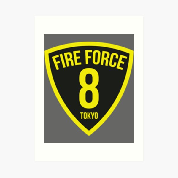"Fire Force Badge" Art Print for Sale by MadisonCoulte | Redbubble