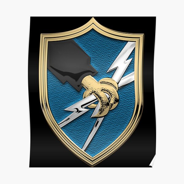 "U.S. Army Security Agency - ASA Patch over Blue Velvet Classic ...