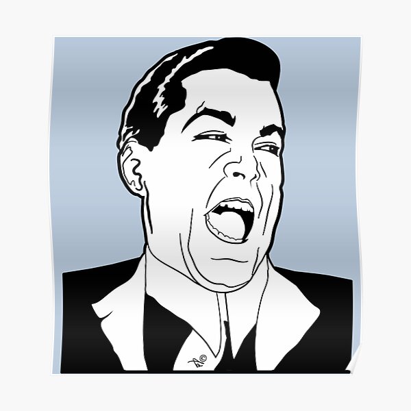 "Ray Laugh Meme by Tai's Tees" Poster for Sale by ShanaRobe | Redbubble