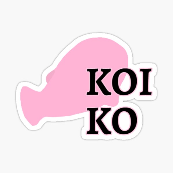 "KOIKO Logo Merch" Sticker for Sale by KoikoOfficial | Redbubble