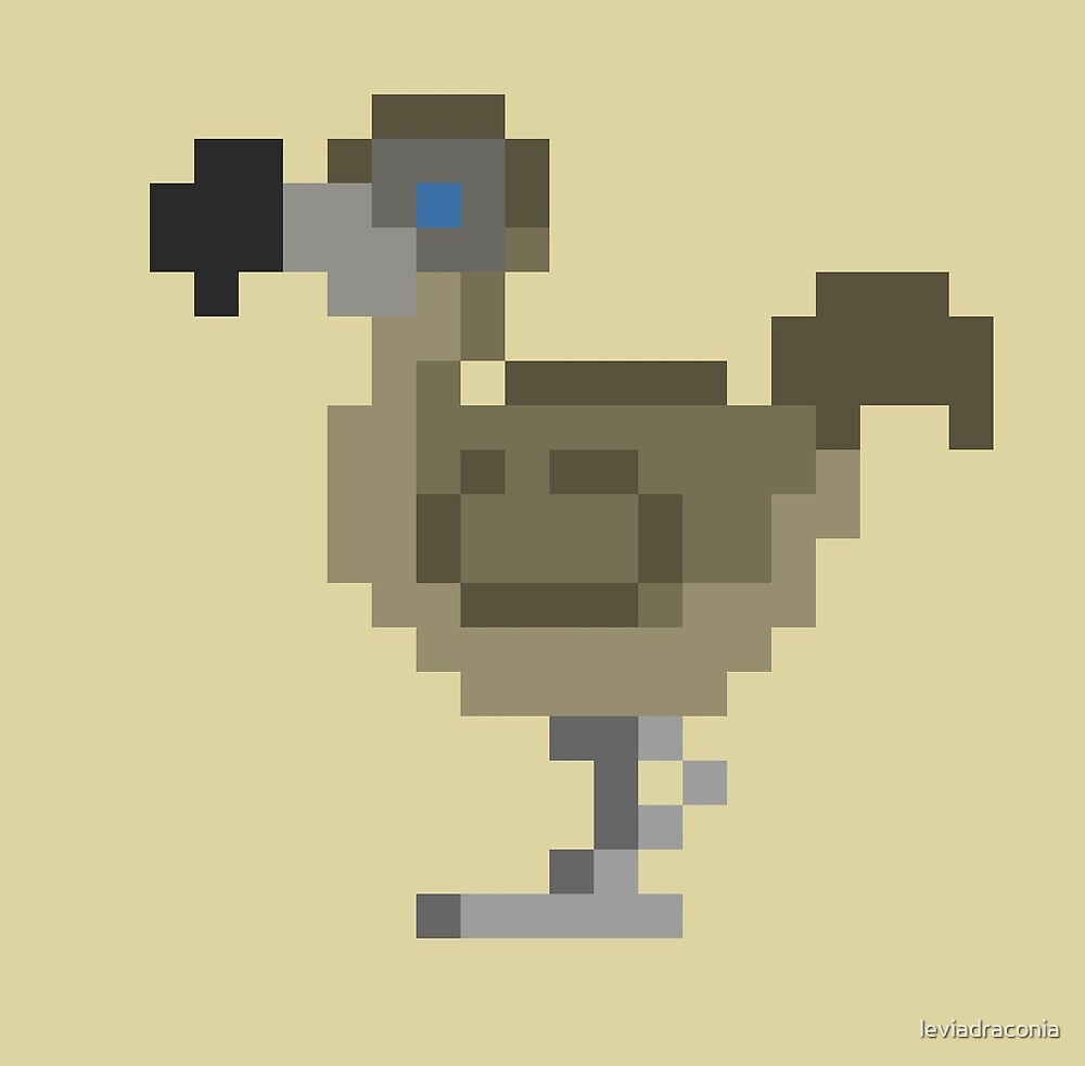 "Pixel Dodo" by leviadraconia | Redbubble