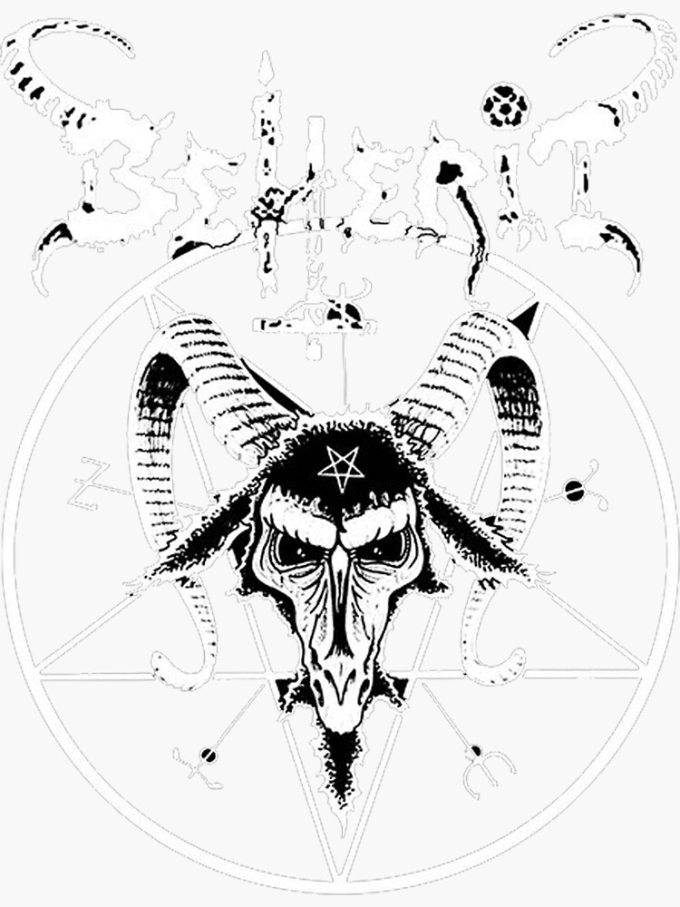 "NEW - BEHERIT BAND" Sticker for Sale by clongstaffejf | Redbubble