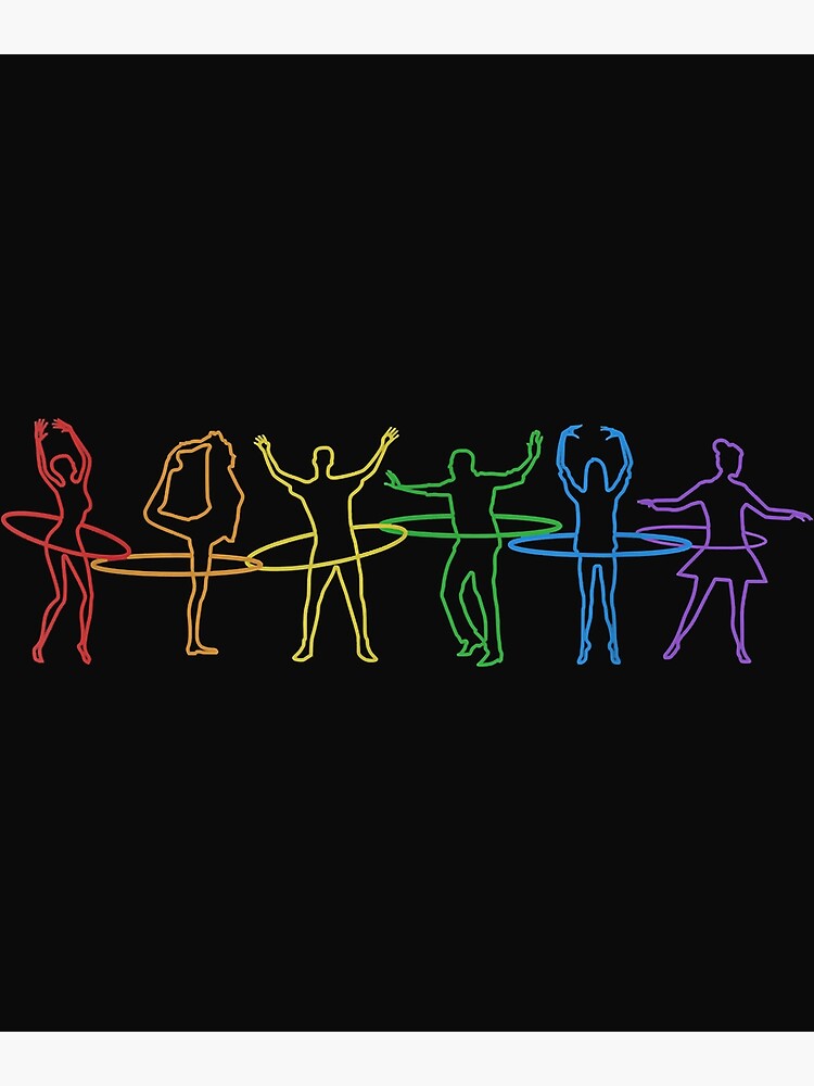 Hula Hoop LGBT Rainbow Hoop Dancer Hooping Hooper Hula Hoop Premium ...