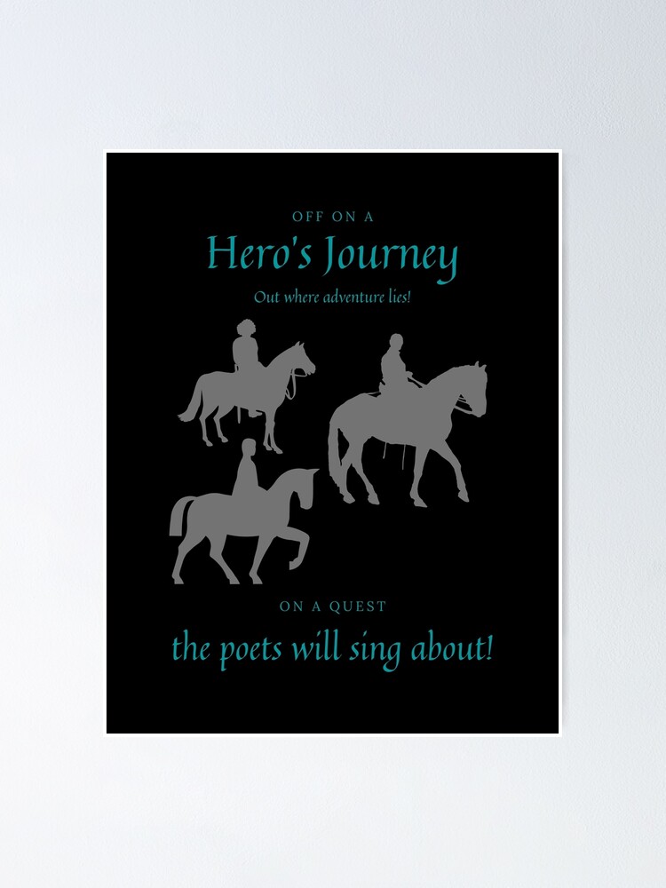 "Heros Journey Intro with Black Background" Poster for Sale by ...