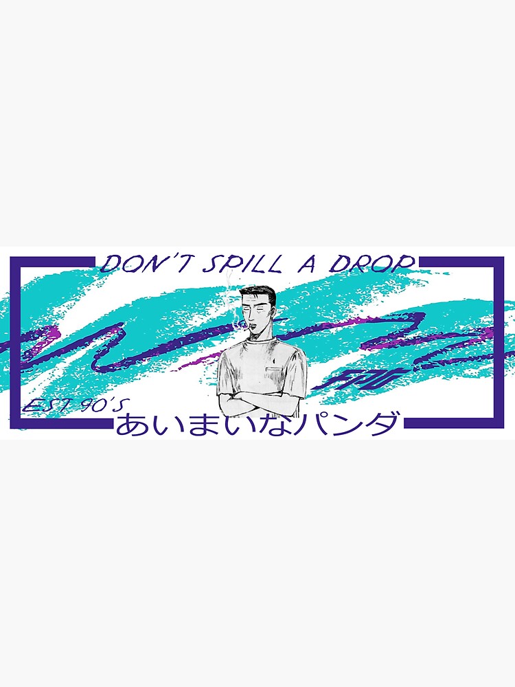 "InitialD Bunta tofu cup" Sticker for Sale by Dway4age | Redbubble