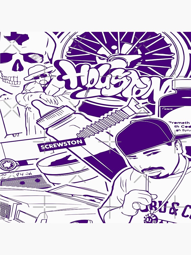 "Houston Legends" Art Board Print for Sale by IVTtech | Redbubble