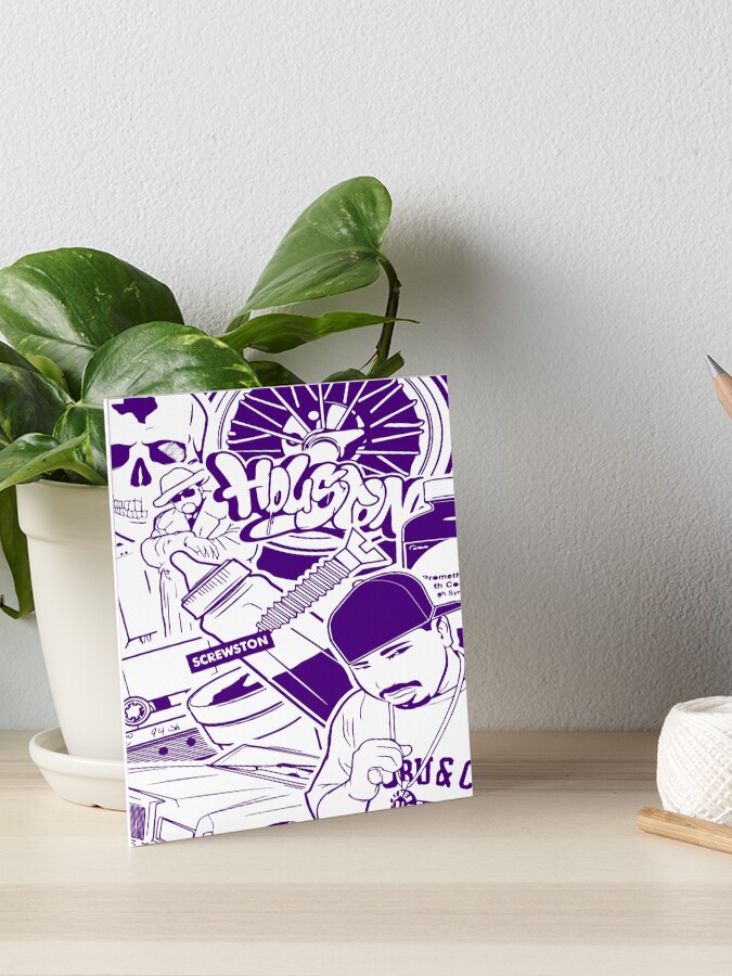 "Houston Legends" Art Board Print for Sale by IVTtech | Redbubble