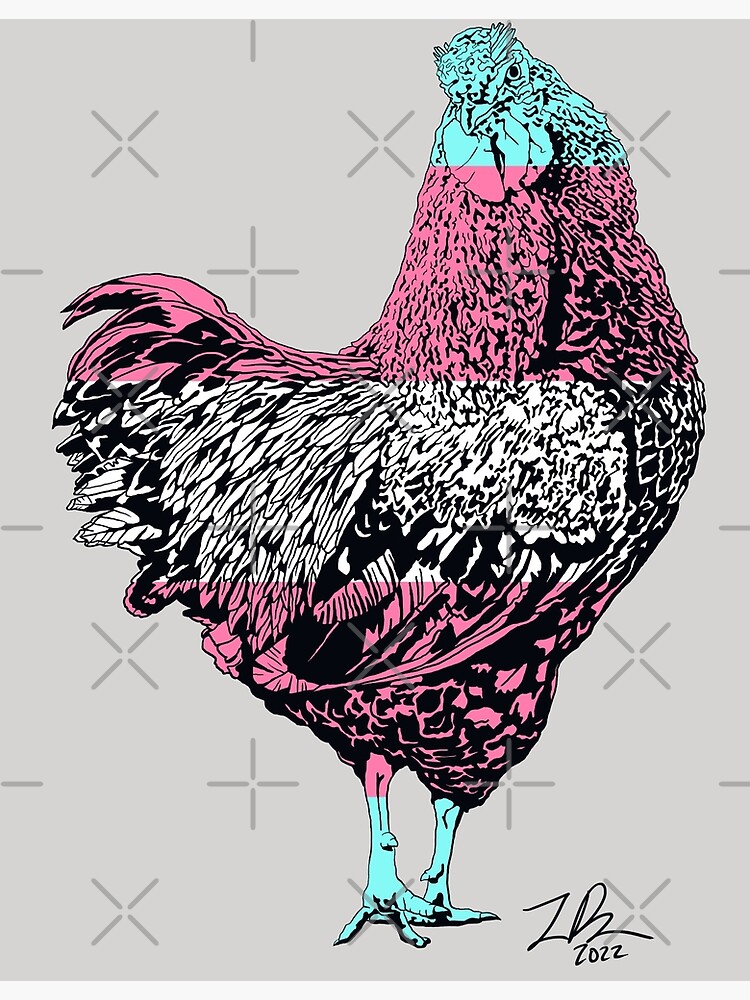 "Chicken 4: Transgender Pride (2022)" Poster for Sale by ziafrazier ...