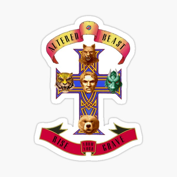 "Altered Beast - Rise From Your Grave Album Inspired Classic" Sticker ...