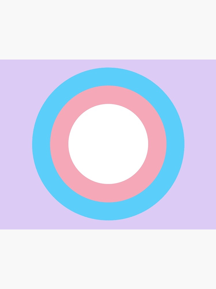 "Trans Pride Flag Circle" Poster for Sale by kiippers | Redbubble