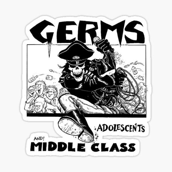 "GERMS BAND" Sticker by atikahoktavia | Redbubble