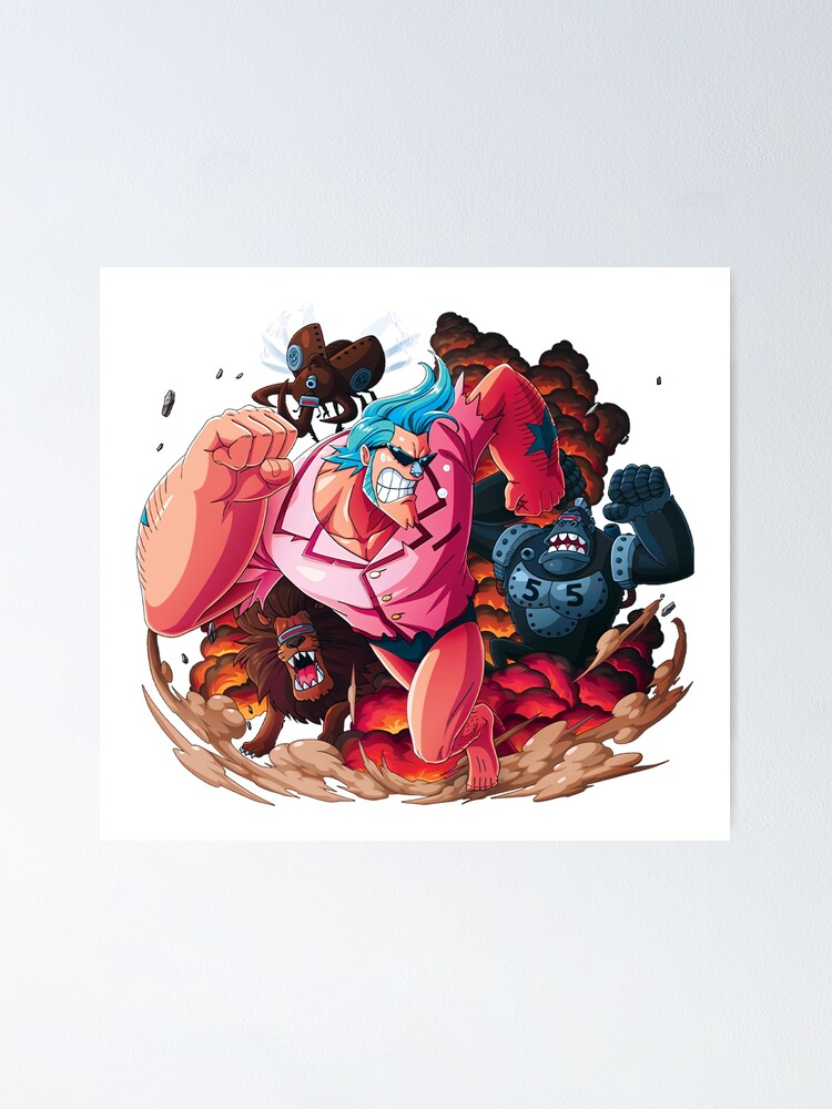 "Cartoon Figther Franky Art" Poster for Sale by Milkygmail | Redbubble