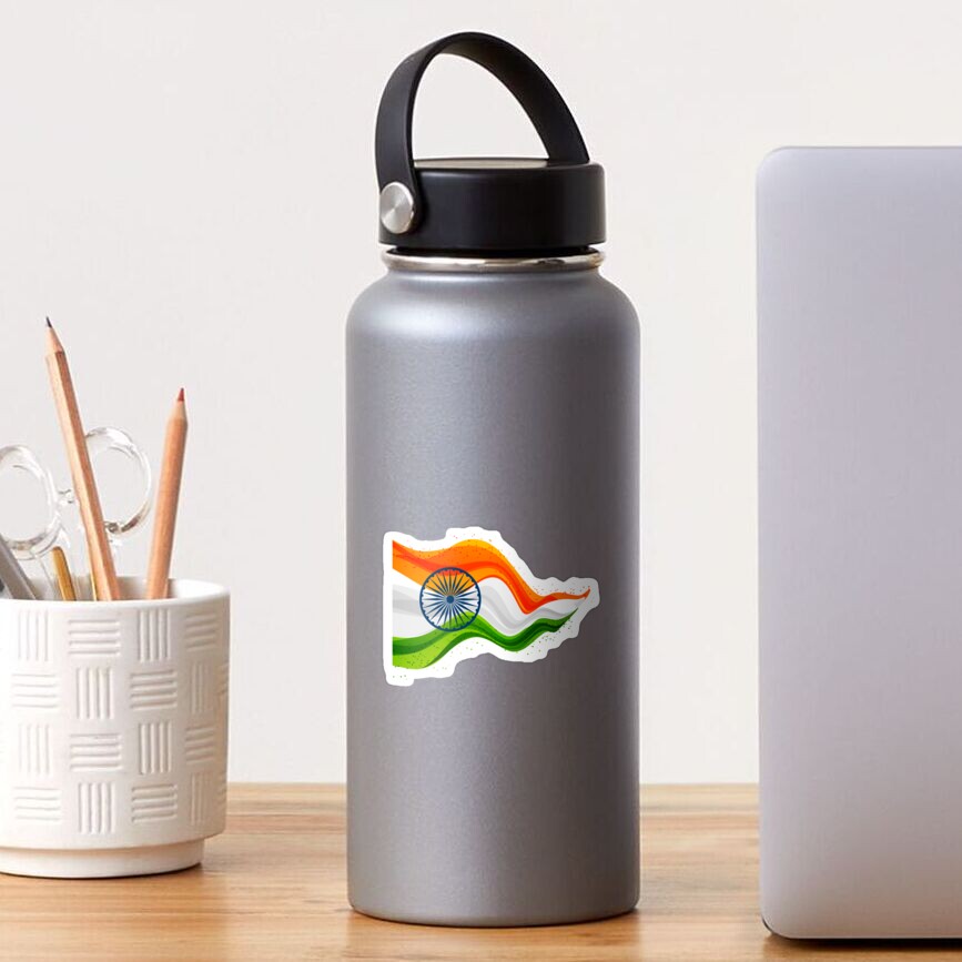 "INDIA flag - Tiranga " Sticker for Sale by PCpallavi | Redbubble