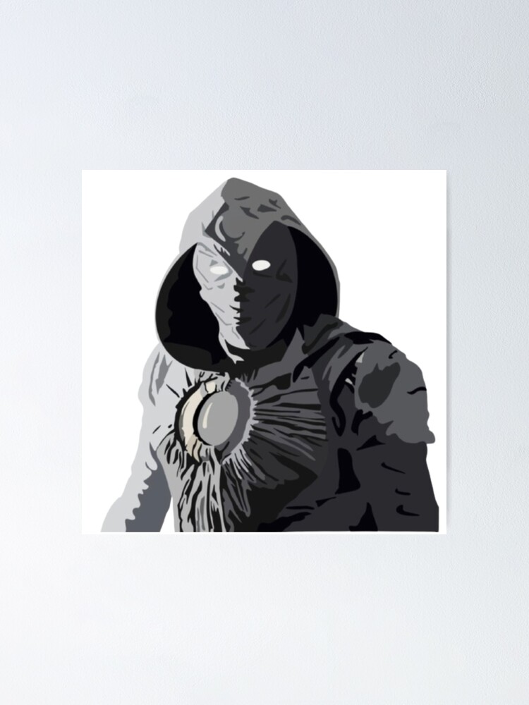 "moon knight (hooded)" Poster for Sale by marvelposters | Redbubble