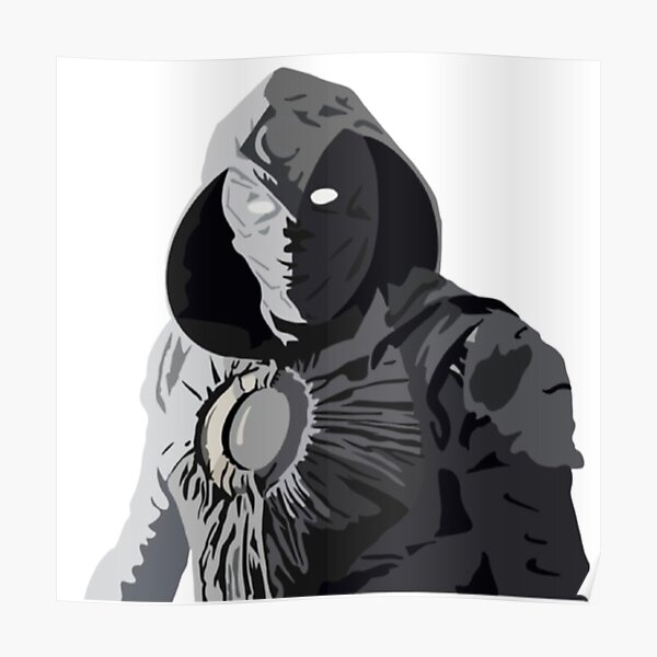 "moon knight (hooded)" Poster for Sale by marvelposters | Redbubble