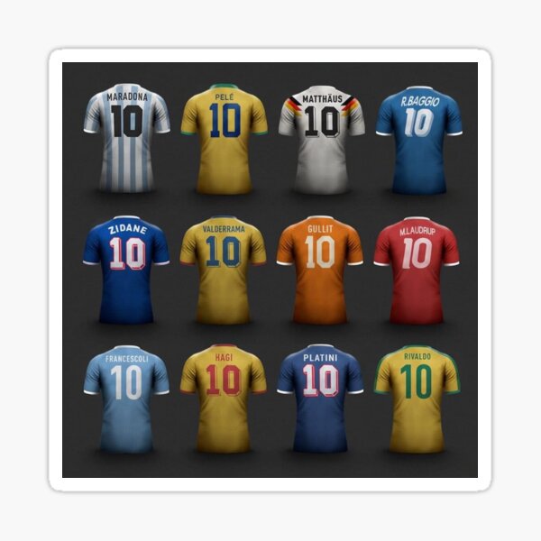  Famous Number 10s Sticker For Sale By TheFanzone Redbubble