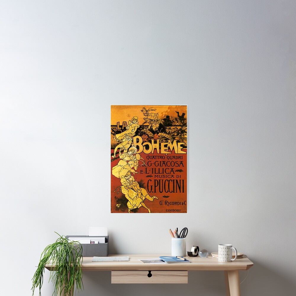 "Boheme Poster" Poster for Sale by neteor | Redbubble