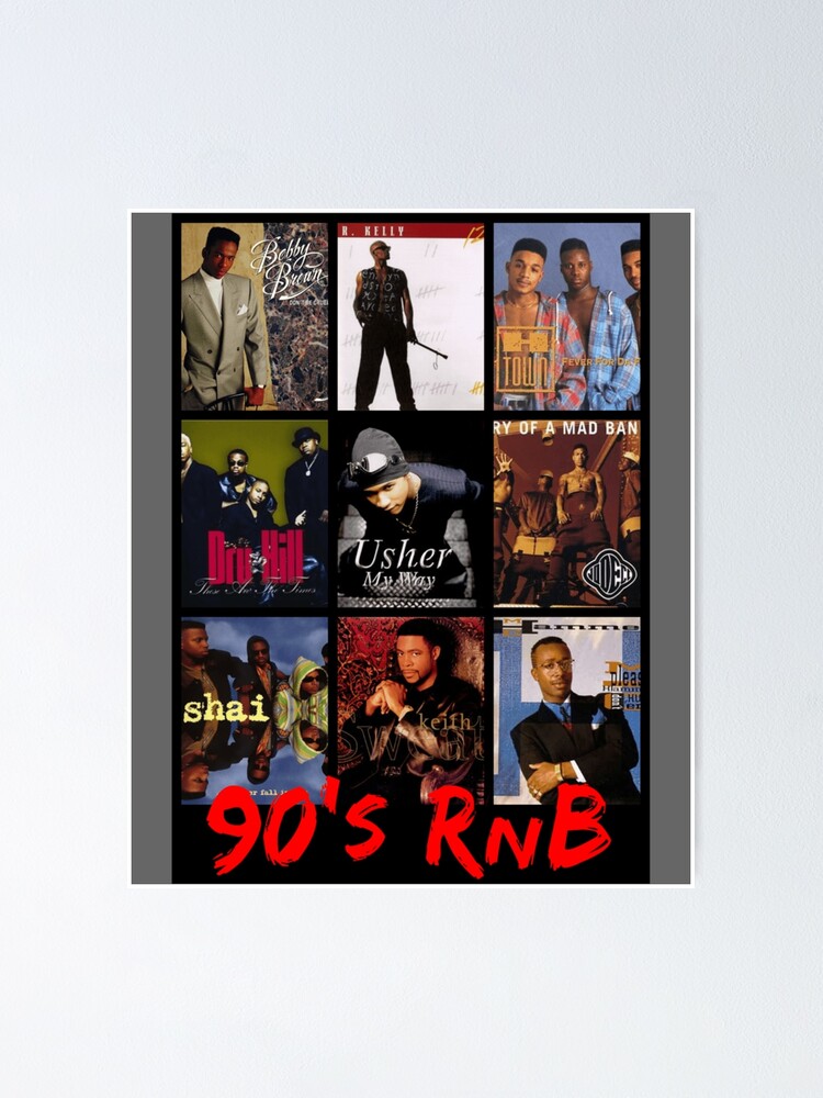 "90s R&B Classics. Classic" Poster for Sale by VictorKoelpin | Redbubble