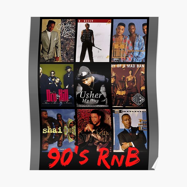 "90s R&B Classics. Classic" Poster for Sale by VictorKoelpin | Redbubble
