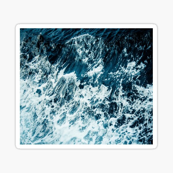 "ocean wave design" Sticker for Sale by yuriboy | Redbubble