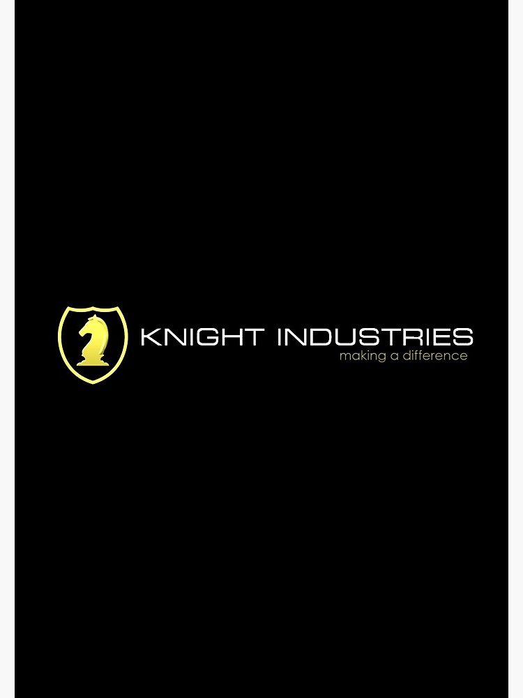 "Knight Rider - Knight Industries" Spiral Notebook for Sale by UnconArt ...
