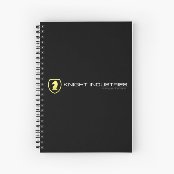"Knight Rider - Knight Industries" Spiral Notebook for Sale by UnconArt ...