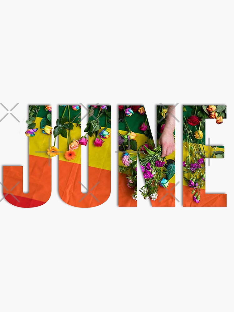 "June Pride" Sticker for Sale by Ay-UpPotatta | Redbubble