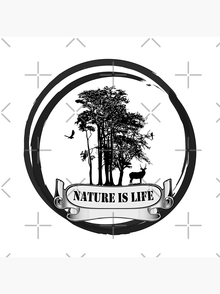 "Nature is life - animal logo" Poster for Sale by Mdesign-Art | Redbubble