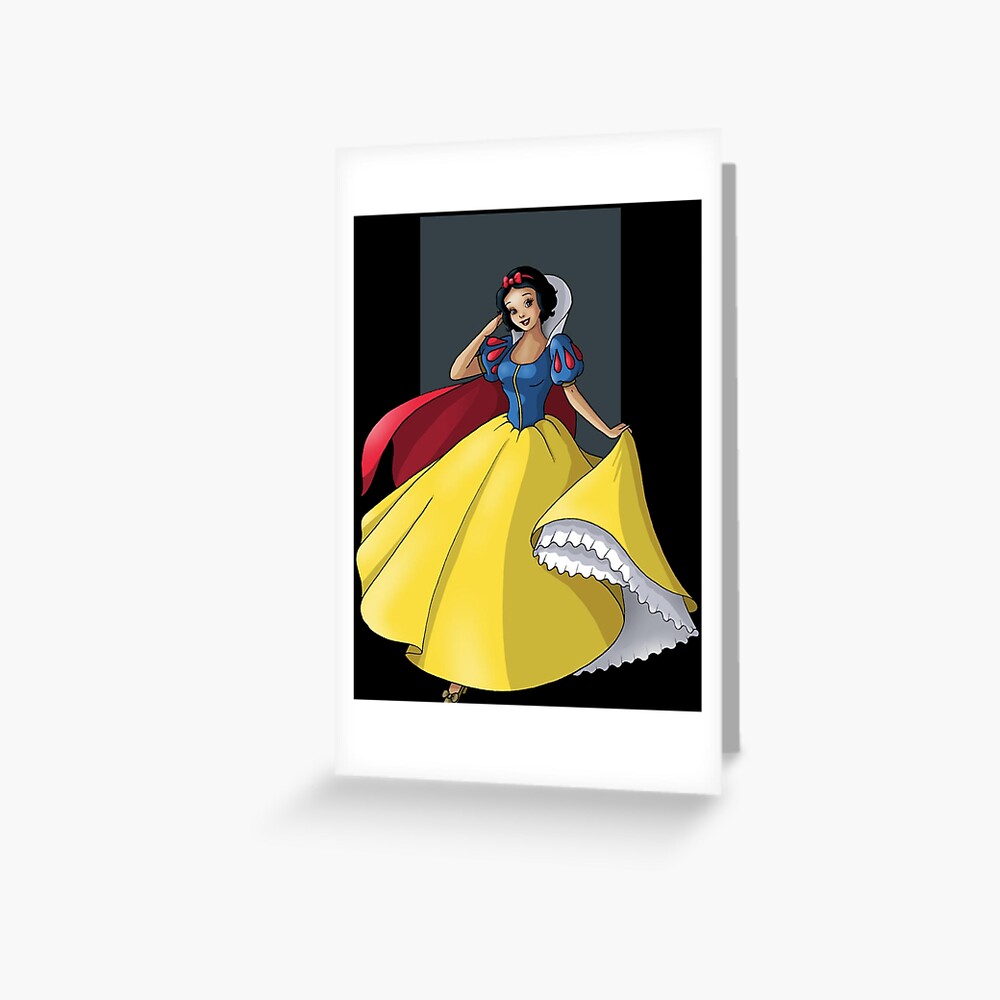 Snow White And The Seven Dwarfs Greeting Card For Sale By Seanike
