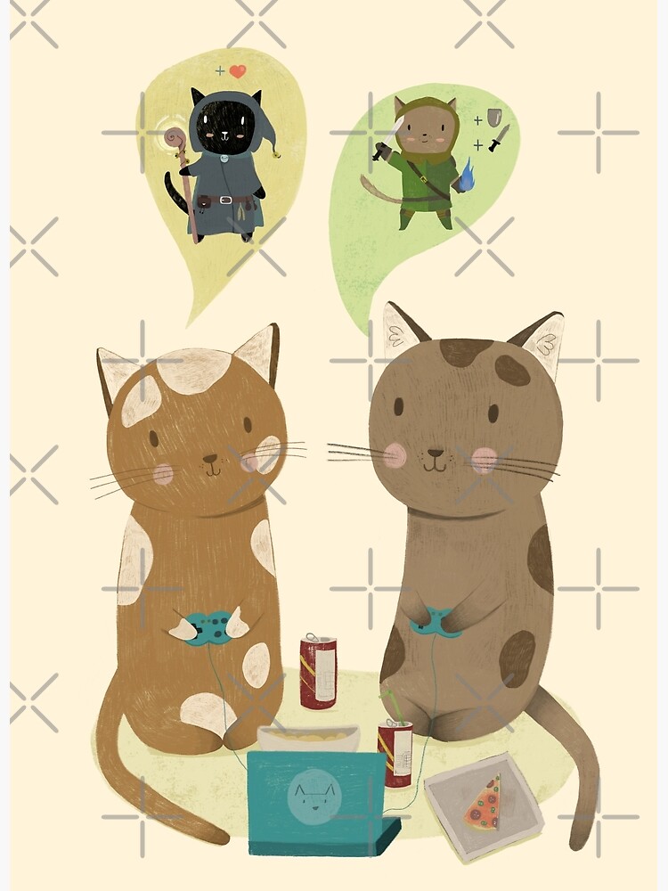 Geek Cats Premium Matte Vertical Poster sold by Gaurav Sinha | SKU ...
