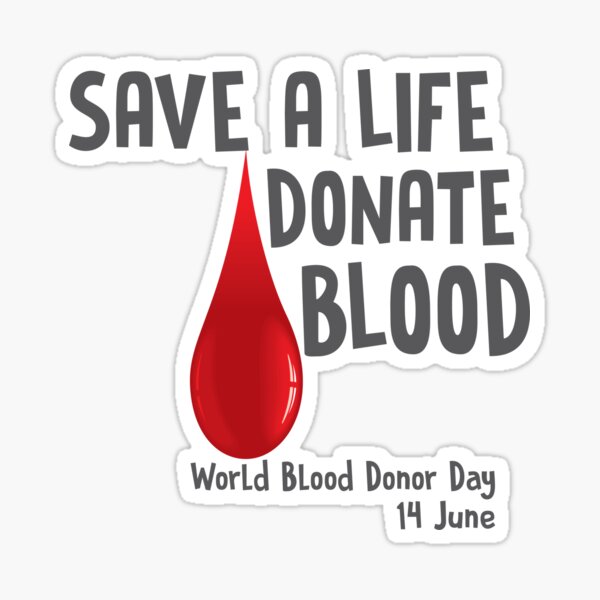 Blood Donation Stickers | Redbubble